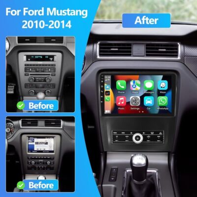 10.1" For Ford Mustang 2010-2014 Android 12 Car Radio Stereo Carplay ...