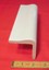 1 pc. *Bright Glossy White* V Cap Ceramic Trim Tile; Counter Top Edging ...
