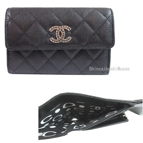Brand New CHANEL COCO CHANEL Medium Flap Wallet Medium Wallet Coco ...