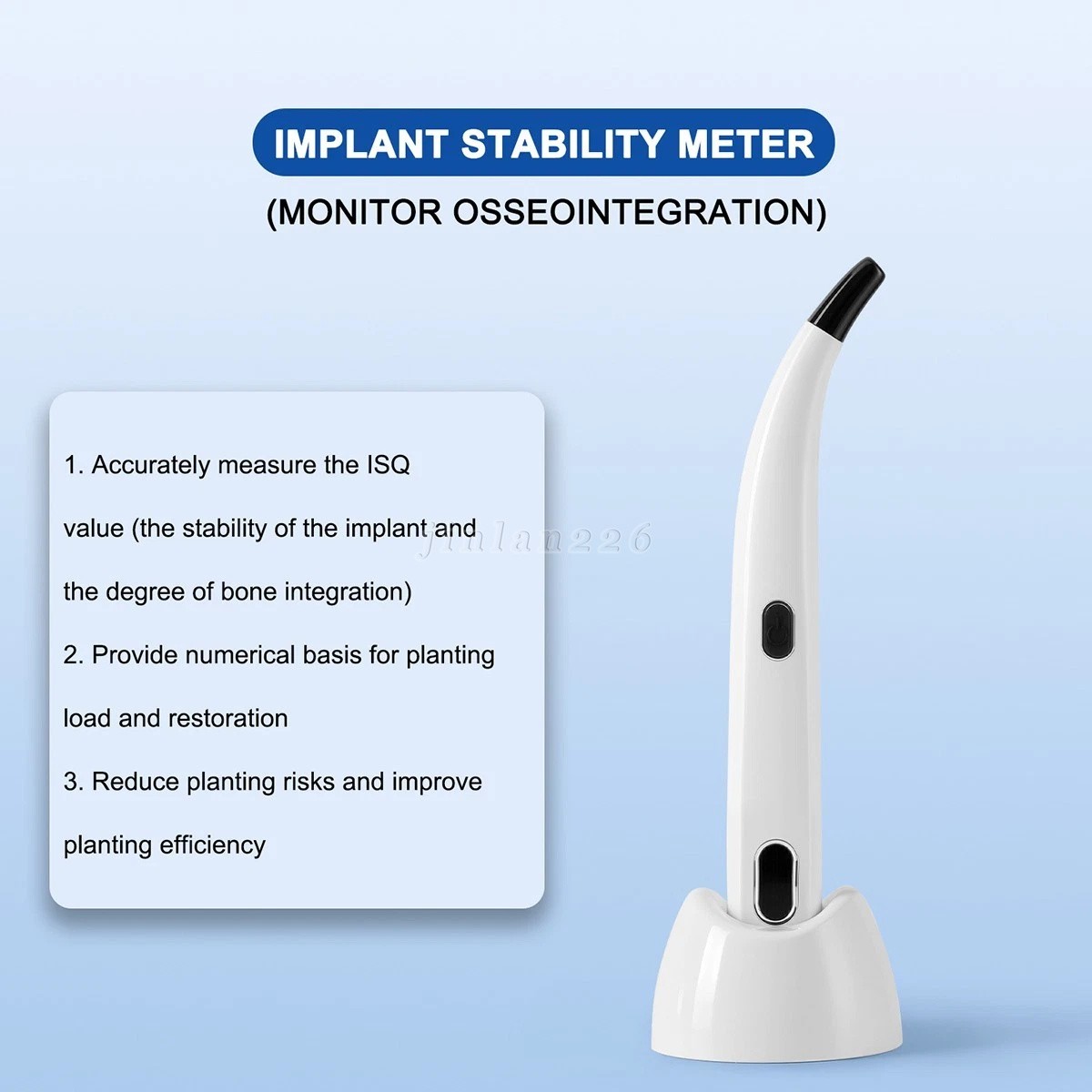 Dental ISQ Implant Osseointegration Stability Meter Implant Measurement ...