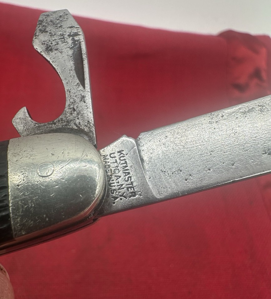 Vintage Kutmaster Scout Camp 4 Blade Pocket Knife Utica N.Y. Made In ...