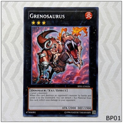 Grenosaurus - BP01-EN026 - Rare Unlimited Yugioh | eBay
