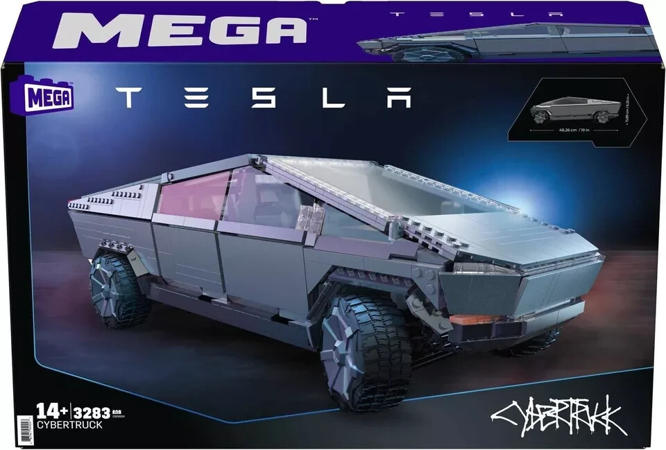 Mega Construx Tesla Cybertruck Discontinued by Manufacturer 3283 pcs | eBay
