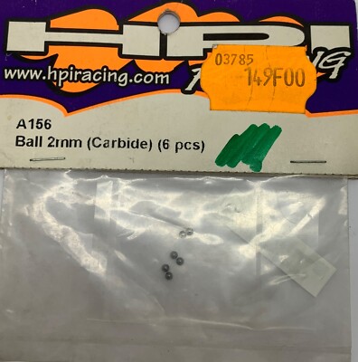 Ball 2mm carbide 6pcs A156 HPI Racing | eBay