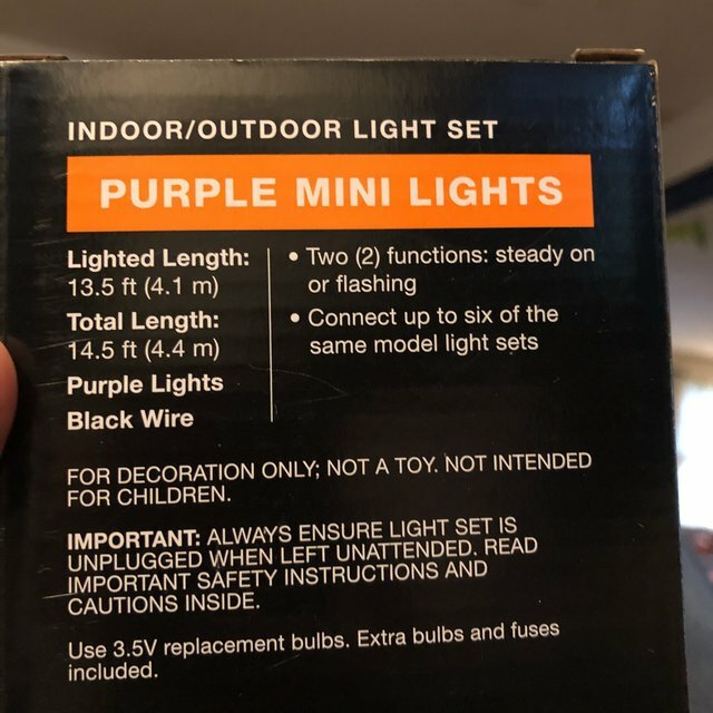 yikes purple mini lights 70 lights | eBay