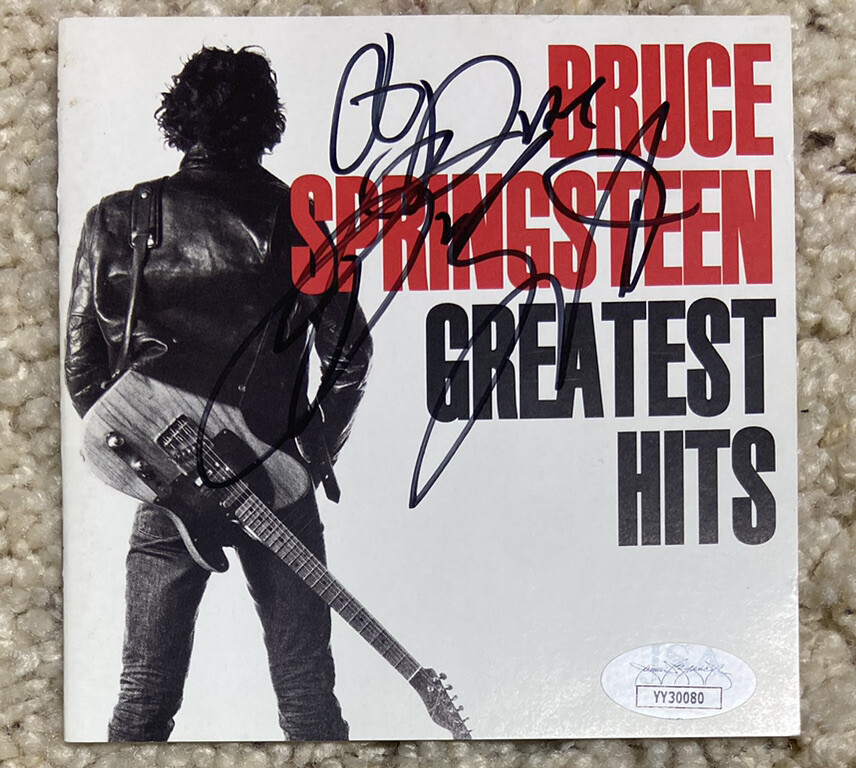 Bruce Springsteen Signed Autograph Auto Greatest Hits CD Cover To Dave ...