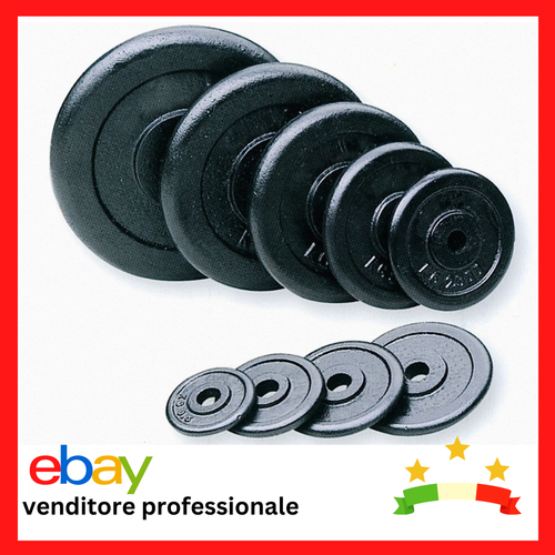 dischi palestra set pesi in ghisa 25 mm disco peso per bilanciere e ...