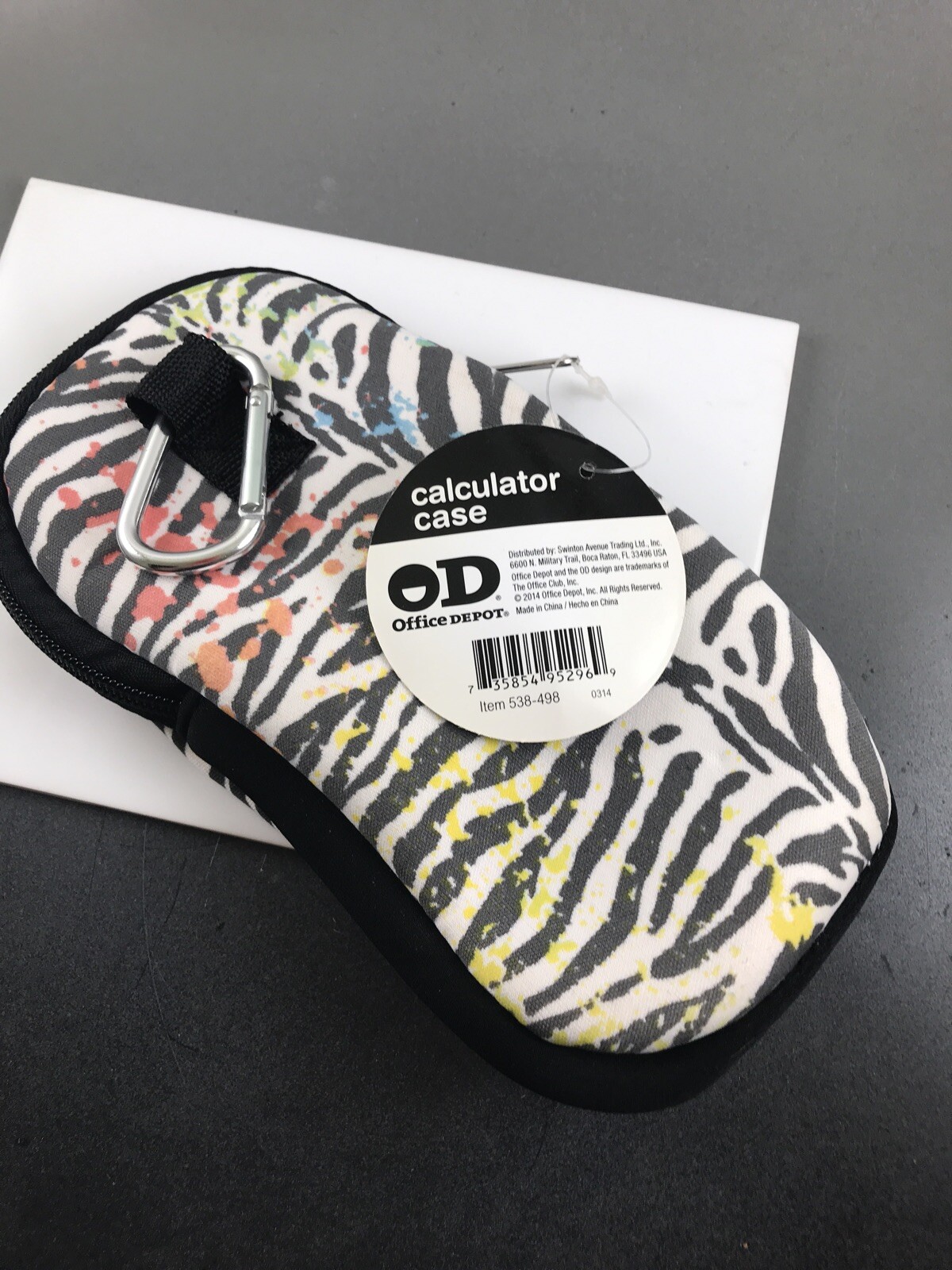 NWT Office Depot Calculator Pouch With Carabeaner | eBay