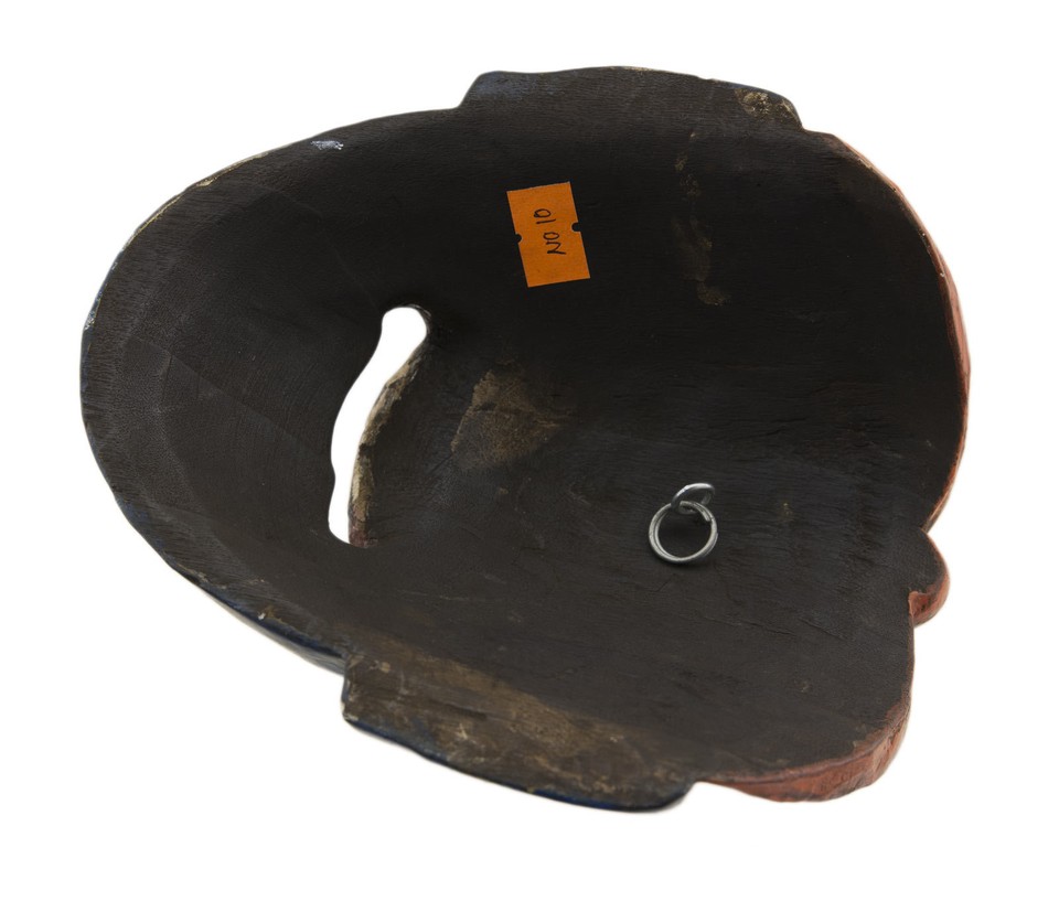 Small Blue Nepalese Protective Ritual Ceremonial Mask Shaman Tibet ...