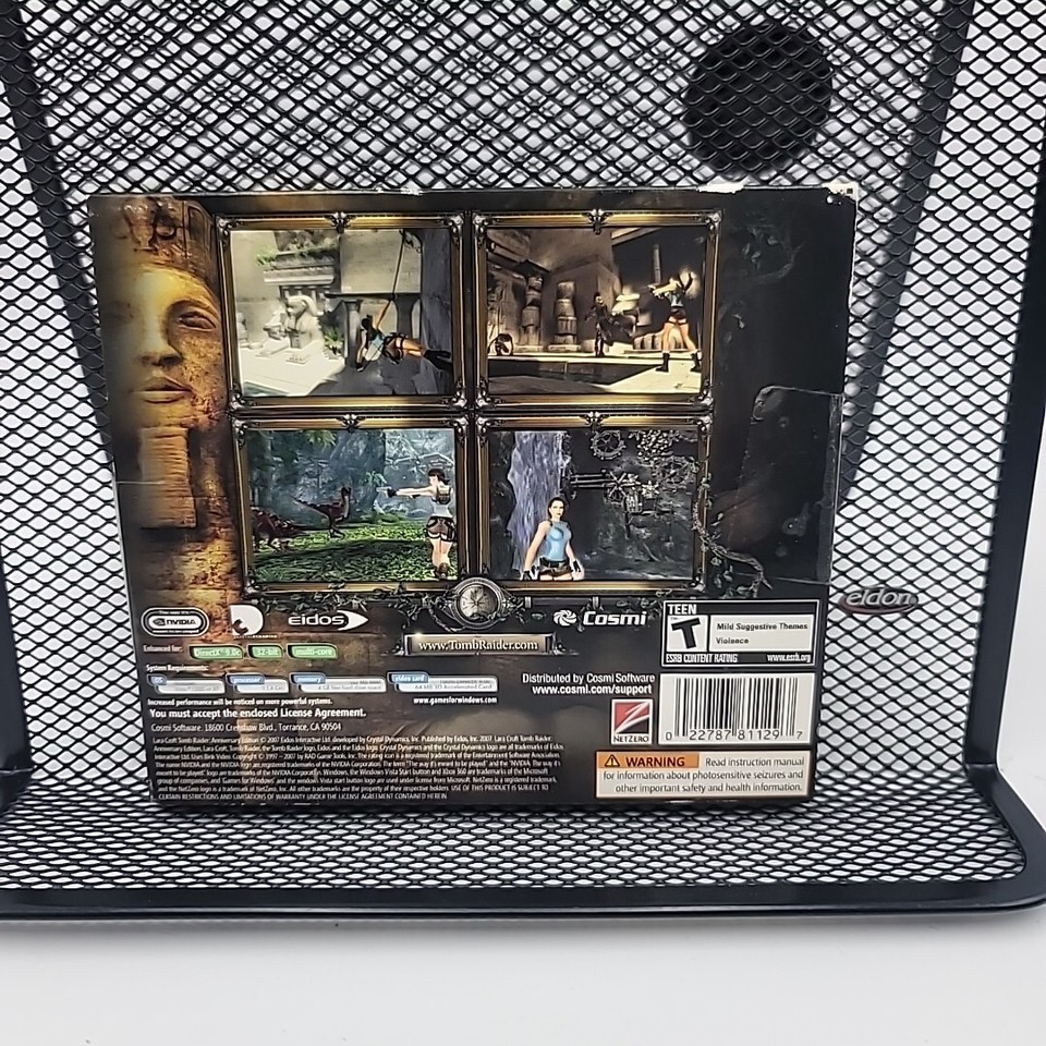 Lara Croft Tomb Raider 2007 Anniversary Edition PC CD-Rom DVD game for ...