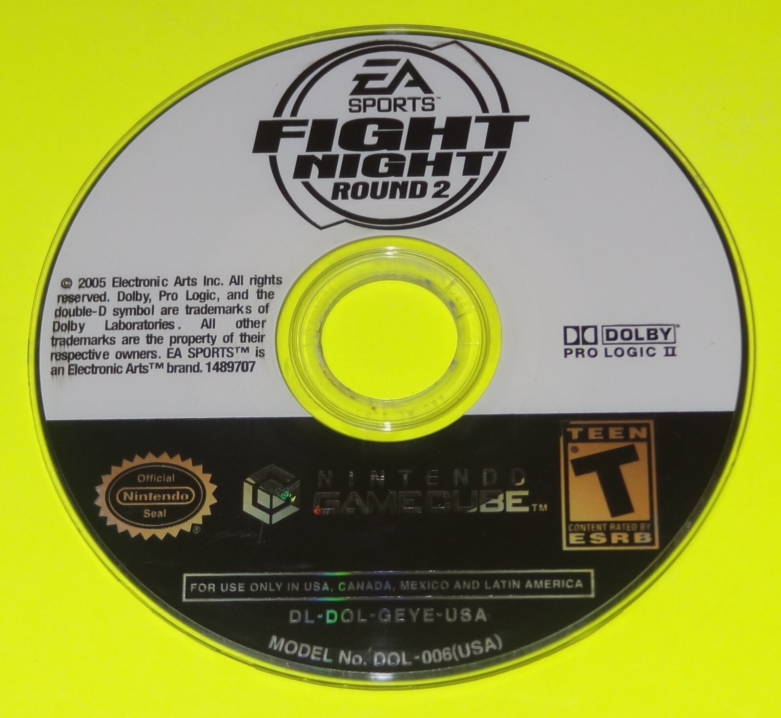 Fight Night: Round 2 - Nintendo GameCube Game - Disc Only No Case ...
