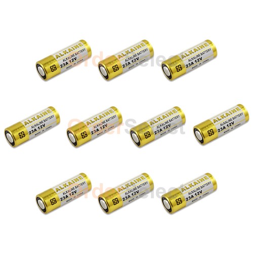 10 PACK Battery A23 23A 21/23 MN21 23AE Car Remote FOB Control Doorbell ...