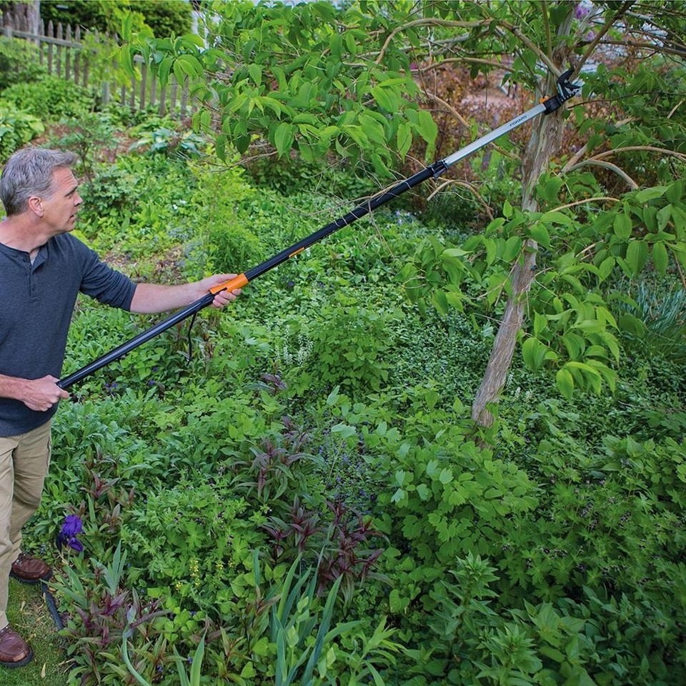 54 in. EZ Reach Stik Tree Pruner Head Rotates 230 Degrees Prunes ...