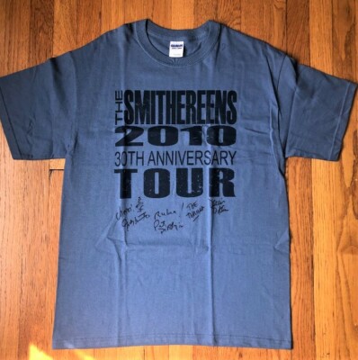 The Smithereens 2010 30th Anniversary tour Autographed T-Shirt | eBay