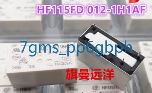 2 PCS NEW Hongfa HF115FD 012-1H1AF relay 12VDC 12A 4-pin set normally ...