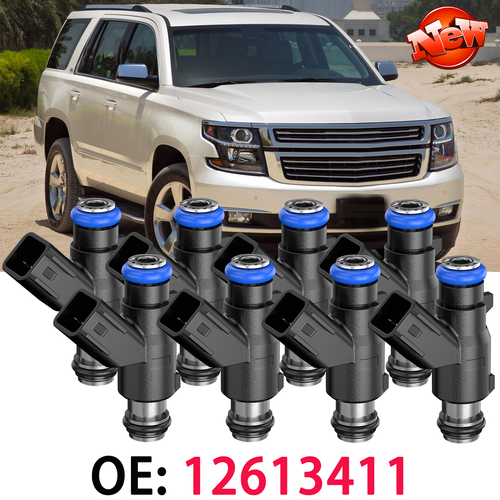 Set of 8 Fuel Injectors 12613411 for 2010-2014 Chevrolet Suburban 1500 ...