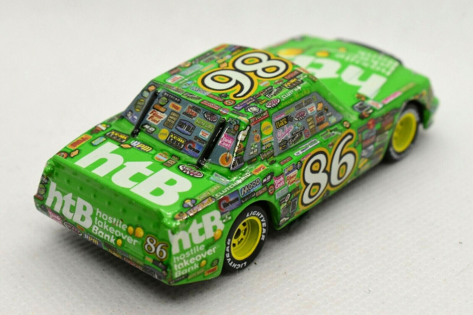 HTB Hostile Takeover Bank #98 Car (From Disney Pixar Movie Cars) Green ...