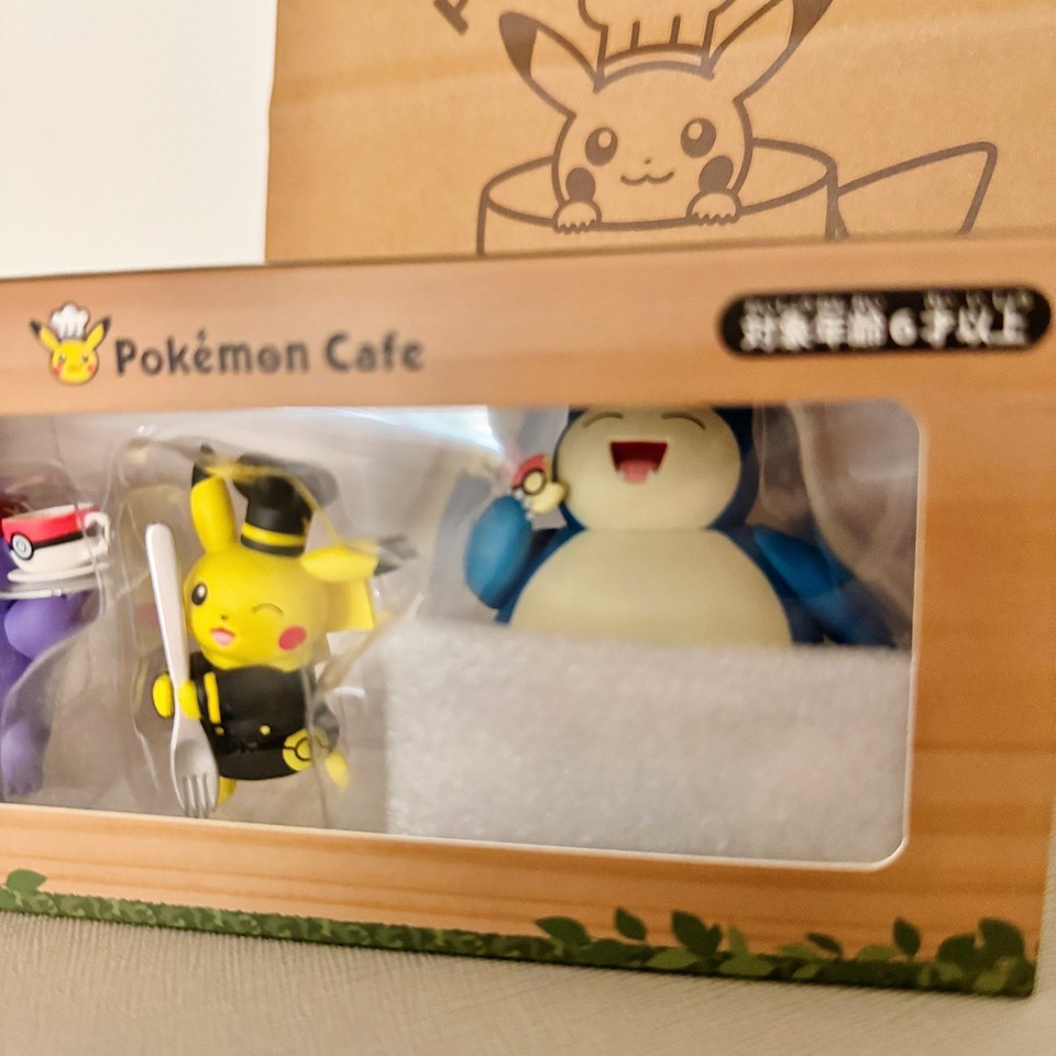 Japan Pokemon Cafe Exclusive Limited Mini Figure Set Chef Pikachu ...