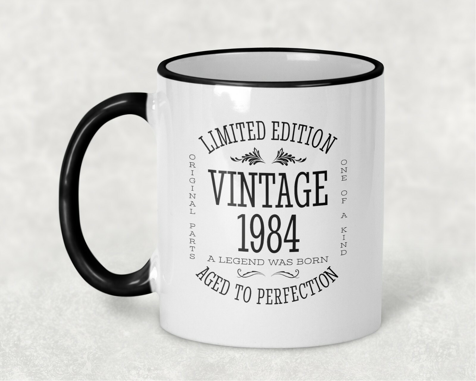 1984 Birthday Mug Vintage 1984 Aged to Perfection Legend was Born ...