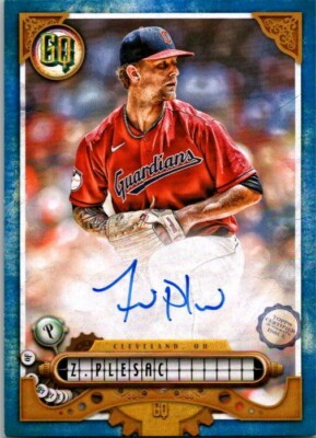 2022 TOPPS QYPSY QUEEN AUTOGRAPH INDIGO PARALLEL #GQA-ZP ZACH PLESAC ...