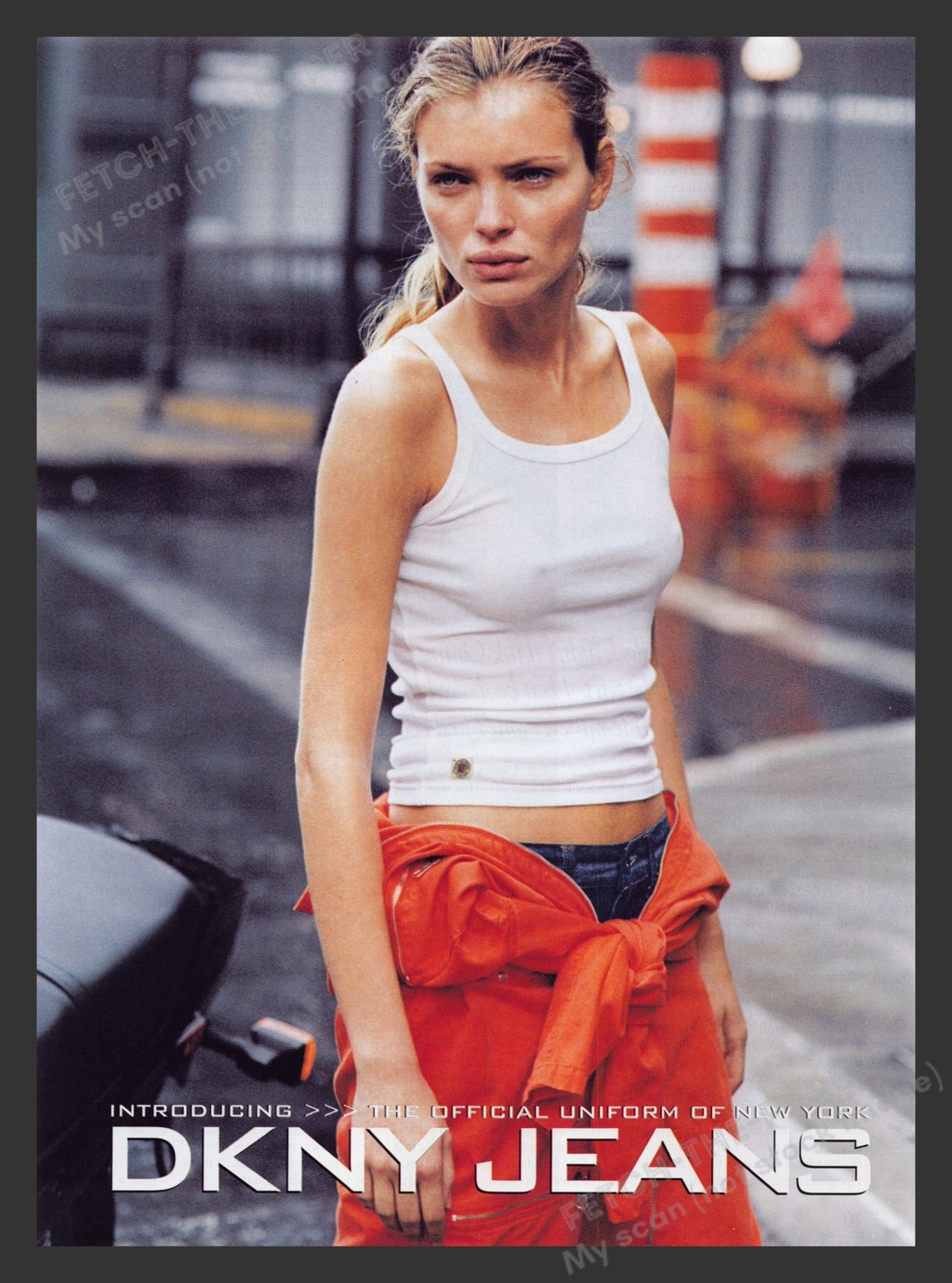 DKNY Jeans 1990s Print Advertisement Ad 1998 Tank Esther Canadas New ...