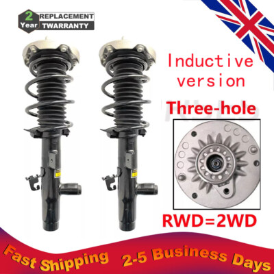 2x Front Shock Struts Assys w/EDC For BMW F30 F31 F32 F33 F36 328d 330i ...
