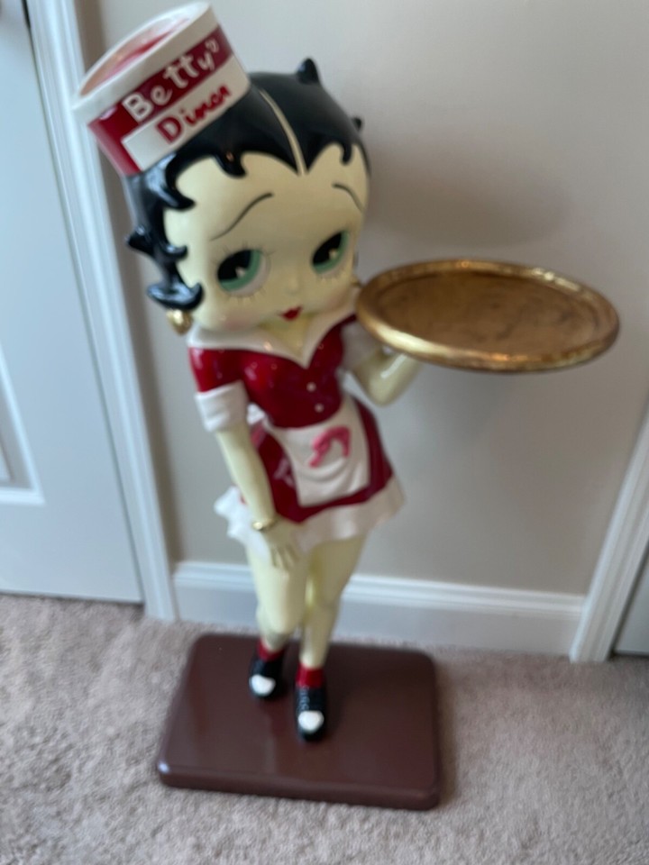 betty boop glass top side table | eBay