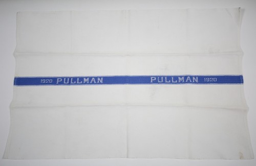 Vintage Pullman Company 1920 Hand/ Tea Towel. Railroad Dining Linens ...