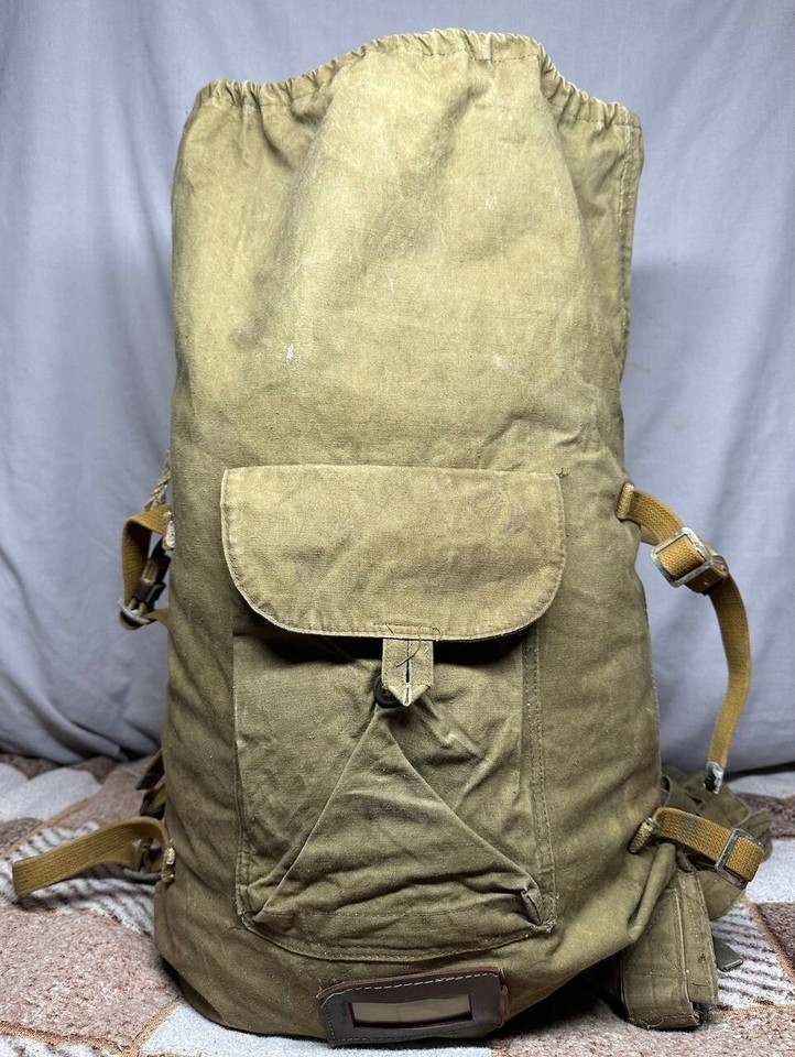 Soviet Military Bag Army Soldier Backpack USSR Veshmeshok Rucksack ...