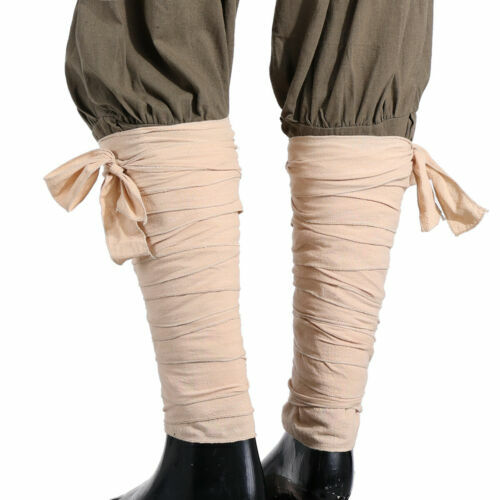 Medieval Men Putties Leg Wraps Balde Viking Winingas Halloween LARP SCA ...