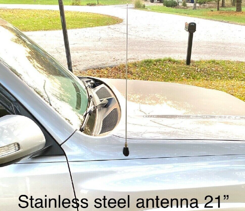 21" Stainless Steel Antenna Mast Power Radio AM/FM for TOYOTA SEQUOIA ...