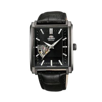 Nos Orient Tank Producer Watch Automatic semi skeleton Black dial ...