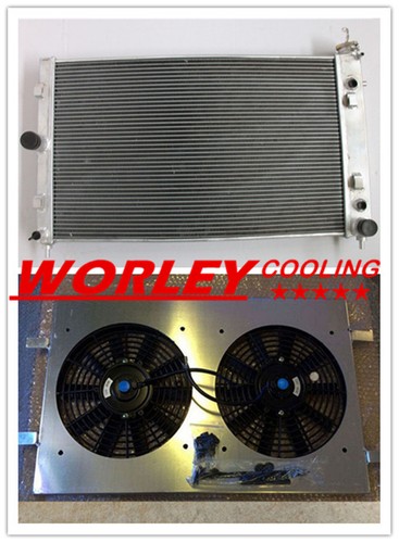 Aluminum Radiator + Shroud + fans for HOLDEN Commodore VZ LS1 LS2 SS V8 ...