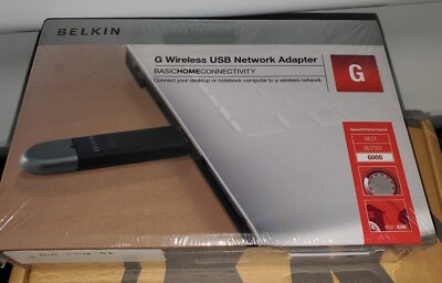 NEW SEALED! BELKIN Wireless USB Wifi NETWORK Adapter Connect Laptop ...