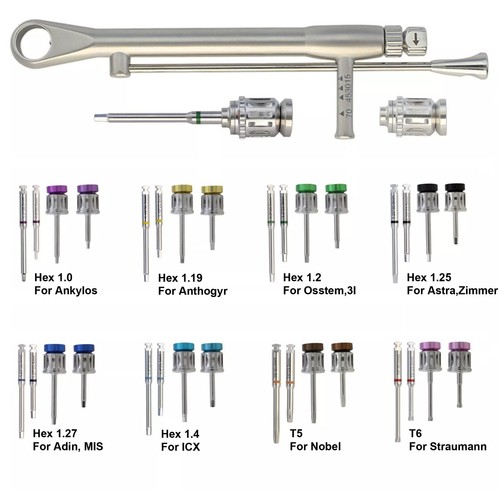 Implant Screwdriver Hex Driver Dental Torque Wrench 3i Astra Zimmer ...