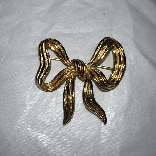 vintage signed monet bow - Gem