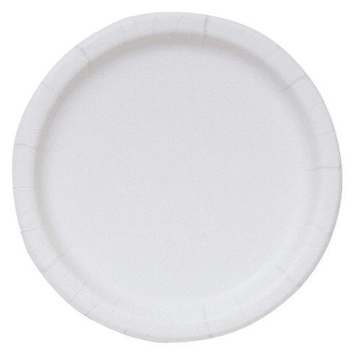 GRAINGER APPROVED 20825 Disposable Paper Plate,8 1/2 in,WH,PK250 20VG83 ...