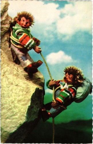 CPA AK Dolls Climbing on a Cliff CHILDREN WITH TOYS (1327472) | eBay