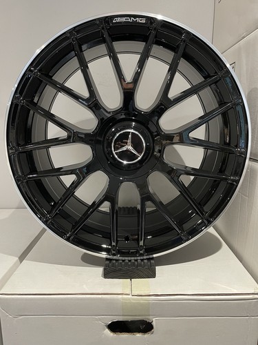 19" A45 ALLOY WHEELS BLACK MERCEDES B / A CLASS 176W GLC GLA CLA45 C63 ...