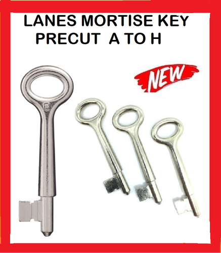 For LANES Mortise Lock Keys LANES 1000 A to H PRECUT key | eBay