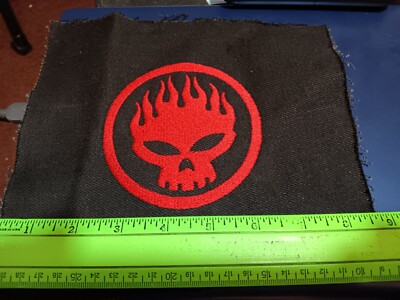 4" Flaming Skull Patch (23-1932Q) | eBay