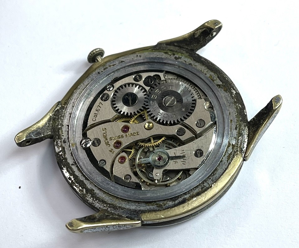 Cortebert Movement Cal:677 For Good Steering Wheel Shaft Replacement ...