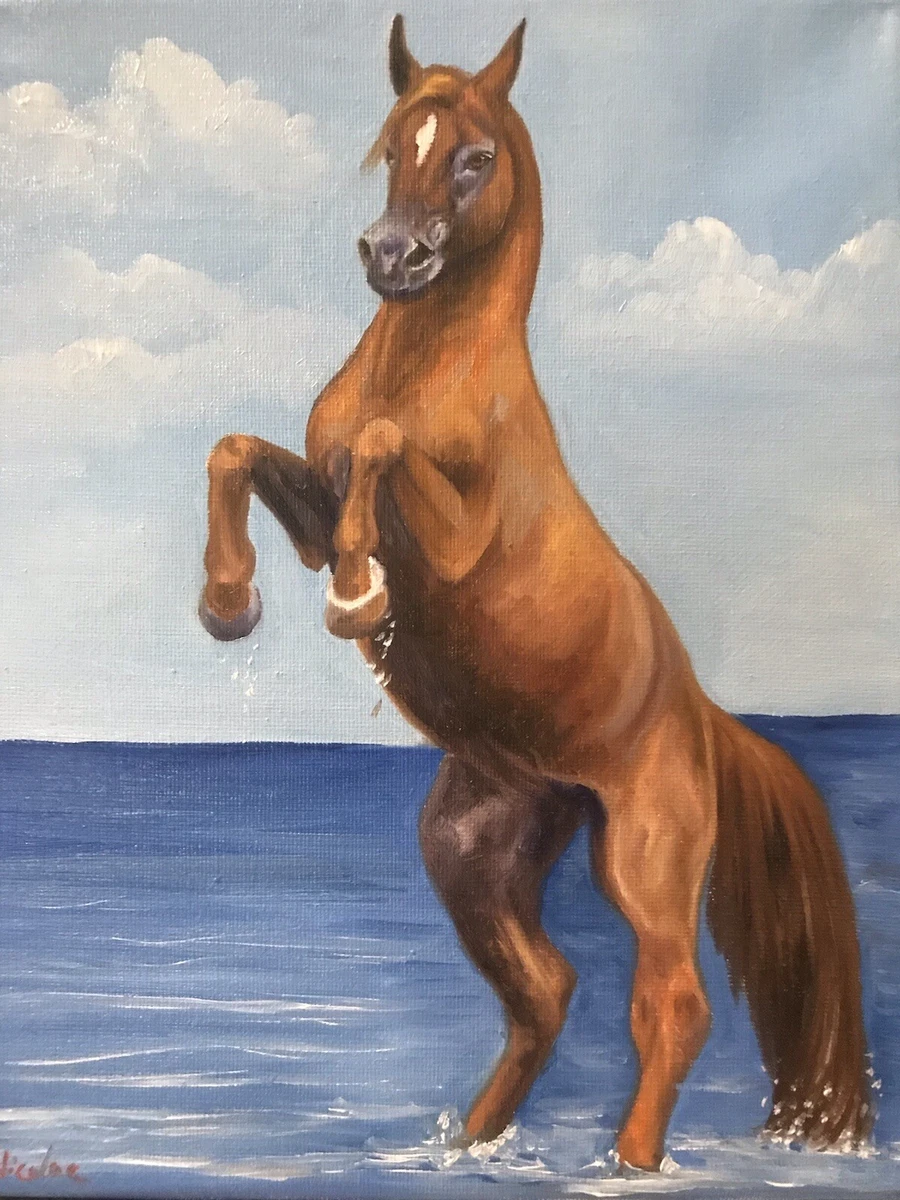 Rearing Horse Painting