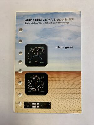 Collins EHSI-74/74A Electronic HSI Pilot's Guide | eBay