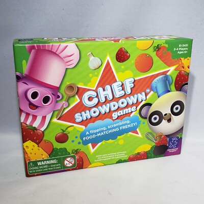 Chef Showdown Game Food Matching Kid's Card Game Ages 6+ | eBay