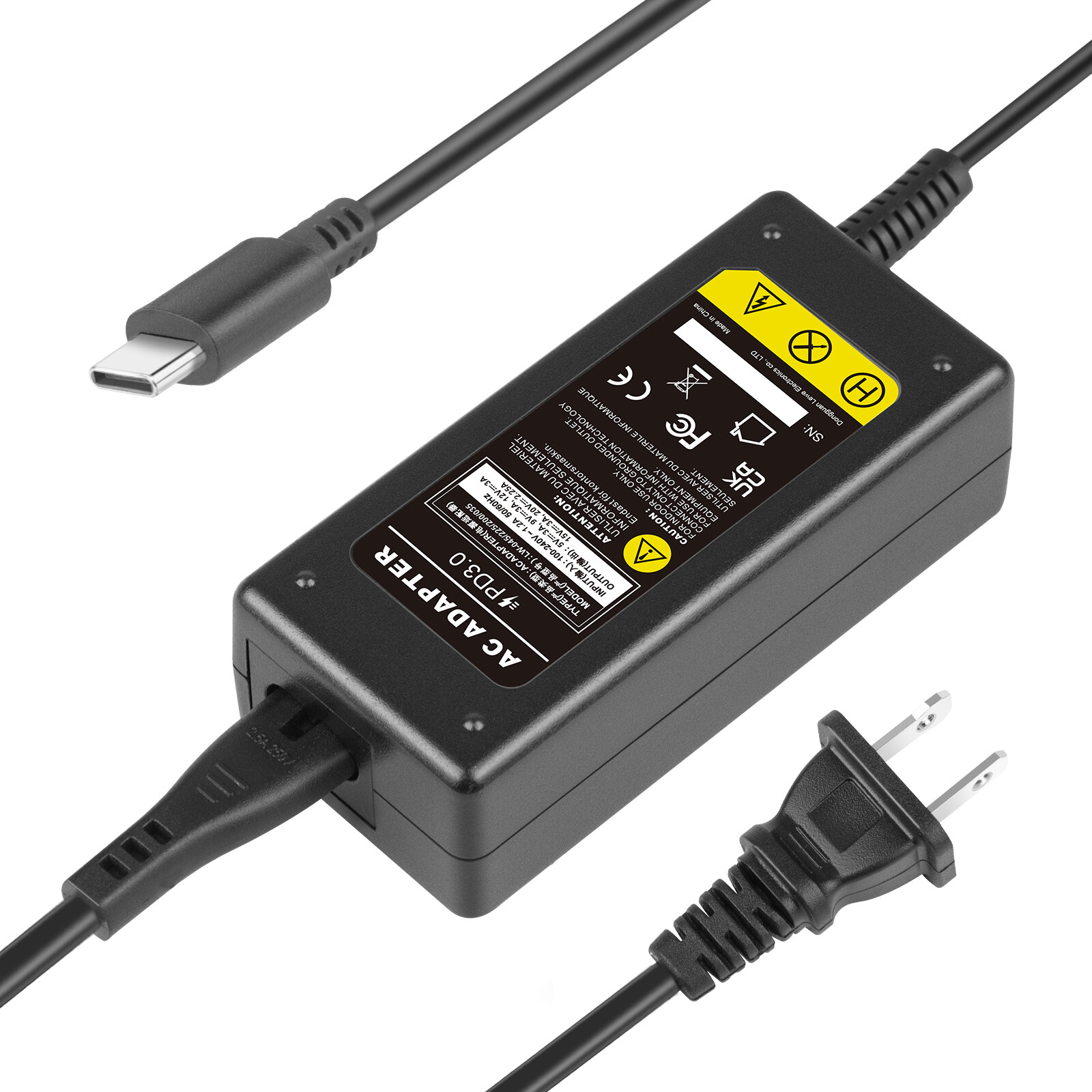 USB-C AC Adapter Charger Power For Samsung Galaxy Book Go NP340XLA ...