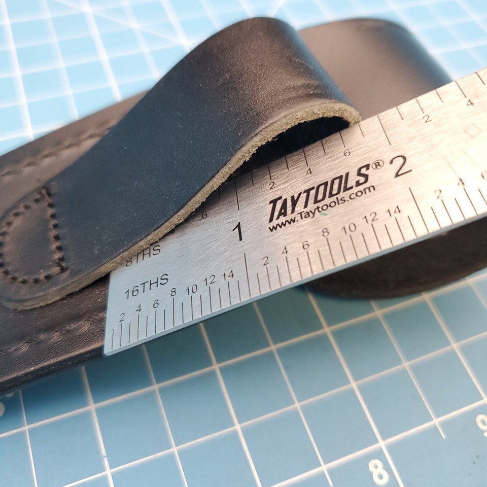 Buck Knives 112 Folding Blade Knife Sheath Black Leather Belt Pouch ...