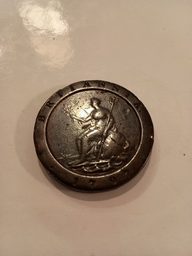 1797 Britannia Georgius III D.G. REX Great Britain Two Pence British 2 ...