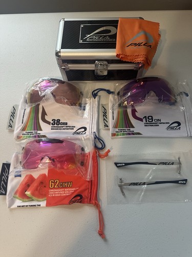 Pilla Outlaw X7 3 Lens Kit 19CIN 38CIED 62CIHW Black/Silver Blade Frame ...