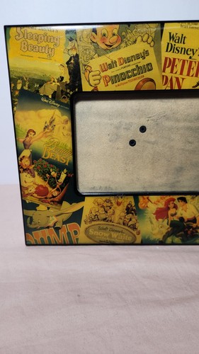 Disney Photo Frame 4x6 Retro Vintage Classic Poster Theme Aladdin Ariel ...